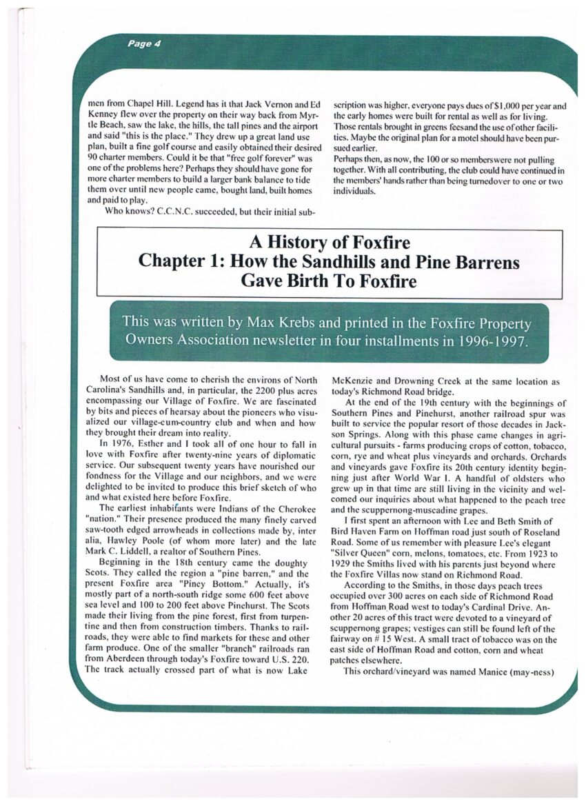 History of Foxfire Village – Inside Foxfire Village