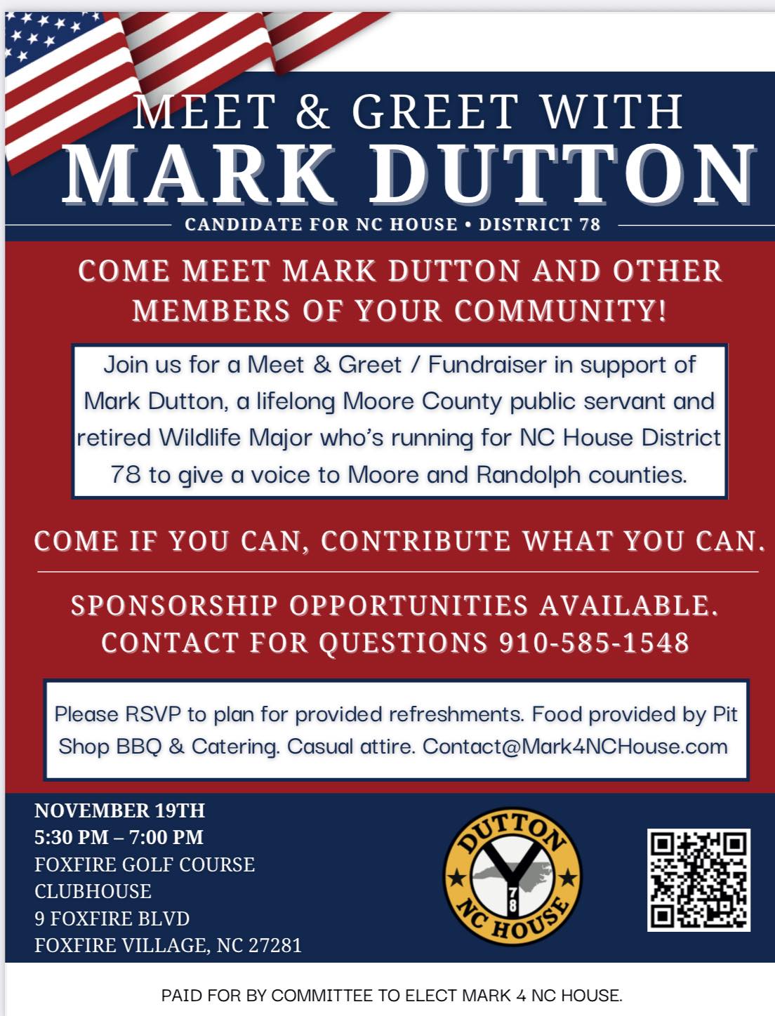 Mark Dutton – Meet & Greet – Inside Foxfire Village